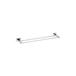 Brillantbad BASA Doppelhandtuchhalter Messing Chrom 600x35x120 mm f&uuml;r Bad & WC >> zum Bohren