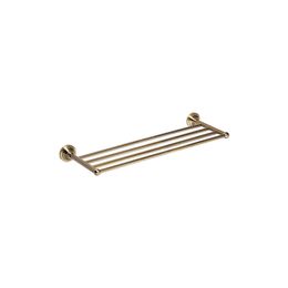 Brillantbad BETRO BRONZE Handtuchhalter Messing Bronze 665x65x225 mm f&uuml;r Bad & K&uuml;che >> zum Bohren