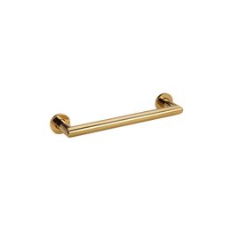 Brillantbad BILLO Handtuchhalter Messing Gold poliert 75x350x50 mm f&uuml;r Bad & K&uuml;che >> zum Bohren oder Kleben*