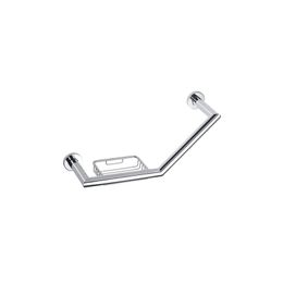 Brillantbad BOMEGA Wannengriff mit Seifenkorb Messing Chrom poliert 440x220x130 mm f&uuml;r Bad & WC >> zum Bohren
