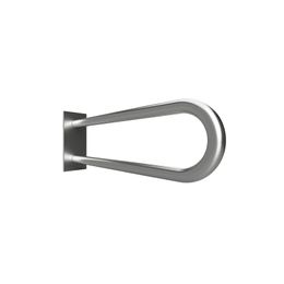 Brillantbad BELP St&uuml;tzgriff in U-Form Edelstahl geb&uuml;rstet mit Abdeckung 103x253x866 mm, 120 kg Traglast f&uuml;r Bad & WC >> zum Bohren