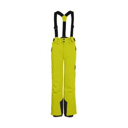 Skihose Killtec "KSW 128 BYS SKI PNTS" Gr. 152, Normalgrößen, grün (limette), Kinder, Obermaterial: 58% Polyester (recycelt) 42% Polyester, Innenfutter: 100% Polyester, Füllung: 100% Polyester (recycelt), Hosen