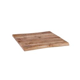 Tischplatte Baumkante Mango 80 x 60 cm CURT