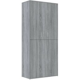 Schuhschrank Grau Sonoma 80x39x178 cm Holzwerkstoff vidaXL