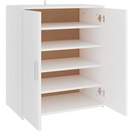 Schuhschrank Weiß 60x35x70 cm Holzwerkstoff vidaXL