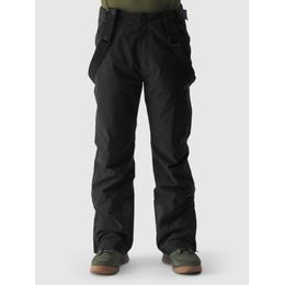 Skihose 4F "TROUSERS FNK" Gr. L, N-Gr, schwarz, Herren, Web, Obermaterial: 100% Polyester. Futter: 100% Polyester. Wattierung: 100% Polyester, unifarben, Hosen