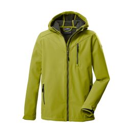 Softshelljacke Killtec "Boys Softshelljacke" Gr. 128, grün (limette), Kinder, 100% Polyester, Jacken