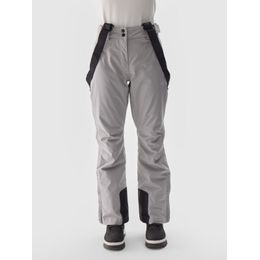 Skihose 4F Gr. L, N-Gr, grau, Damen, Web, Obermaterial: 100% Polyester. Futter: 100% Polyester. Wattierung: 100% Polyester, unifarben, Hosen