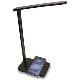 Denver - LED-Schreibtischleuchte LQI-105, Wireless Lader, schwarz