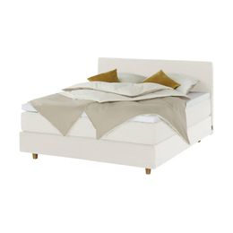 Jette Home Boxspringbett Jette Flex - creme - Materialmix - 165 cm - 110,5 cm - Möbel Kraft