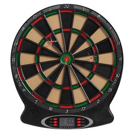 BEST Sporting elektronische Dartscheibe LONDON LCD-Display mit 6 Pfeilen