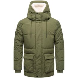 STONE HARBOUR Jacke 'Lauroo XX' Herren Gr&ouml;&szlig;e M ecru / oliv