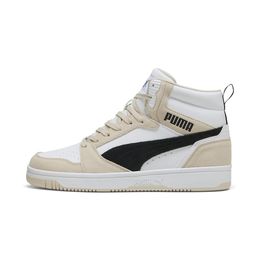 Puma Sneaker 'Rebound v6' Herren Gr&ouml;&szlig;e 37.5 beige / schwarz / wei&szlig;