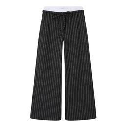 name it Hose Mädchen Größe 128 schwarz / weiß