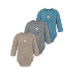 Normani Romper/Bodysuit 'Auckland' boy Blue, Brown, Grey size 74