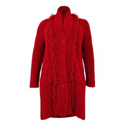 Yoek Knit Cardigan female Red size 38/40