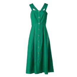Salsa Jeans Kleid Damen Größe 42 grün Winterkleid