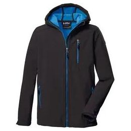 Softshelljacke Killtec "Boys Softshelljacke", Kinder, Gr. 128, grau (anthra), 100% Polyester, sportlich, Jacken