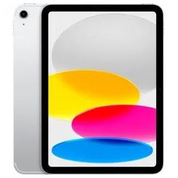 Apple Tablet "10,9" iPad Wi-Fi + Cellular 256GB 10th. Generation", silber, B:17,95cm H:24,86cm T:0,7cm, Tablets/E-Book Reader