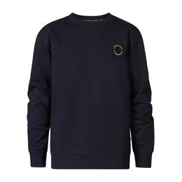 PETROL INDUSTRIES Sweatshirt 'Stevens Village' Jungen Gr&ouml;&szlig;e 104 marine / grau / hellgr&uuml;n / wei&szlig;