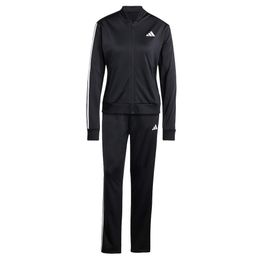 adidas Sportswear Trainingsanzug 'Essentials' Damen Gr&ouml;&szlig;e S schwarz / wei&szlig;