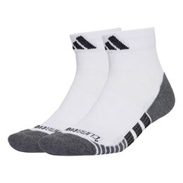 adidas Performance Sportsocken 'Performance CLIMACOOL Cushioned Quarter 3-Pack' Herren Größe 34/36 graumeliert / schwarz / weiß