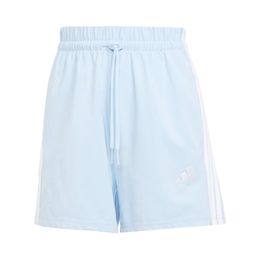 adidas Sportswear Sportshorts 'Essentials' Damen Größe XXXL/4XL hellblau / weiß