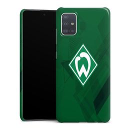 DeinDesign Galaxy A51 Handy Premium Case Smartphone Handyh&uuml;lle Schutzh&uuml;lle gl&auml;nzend Sv Werder Bremen Official Licensed Product Coat Of Arms Premium Case