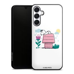 DeinDesign Galaxy A16 4G Handy Premium Silikon H&uuml;lle Handyh&uuml;lle schwarz Case Snoopy Dog Official Licensed Product Silikon Premium Case