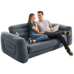 Intex Sofa Couch Lounge Luftsofa Luftbett Gästebett aufblasbar 203x231x66 cm 66552