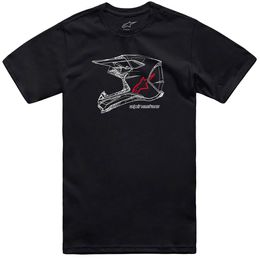 Alpinestars MX Helme CSF, T-Shirt