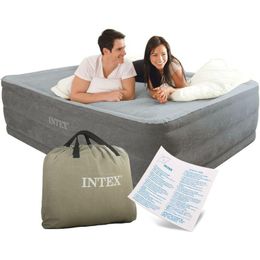 Luftbett Comfort mit Pumpe Gästebett Luftmatratze 203x152x56cm Queen 64418 - Intex