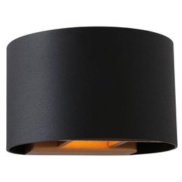 Steinhauer Wandleuchte Lampe Flurleuchte led indirekte Beleuchtung dimmbar schwarz gold