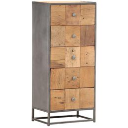 Highboard mit Schubladen 45x30x100 cm Altholz Massiv vidaXL