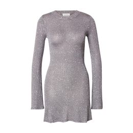 MONKI Knitted dress female Grey size M