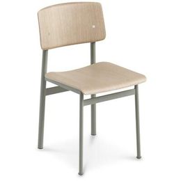 muuto Stuhl Loft Eiche / Blassgrün