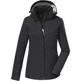 Outdoorjacke Killtec "KOS 133 WMN JCKT" Gr. 40, schwarz, Damen, Obermaterial: 100% Polyester. Futter: 100% Polyester, unifarben, Jacken