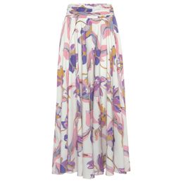 Lascana Damen Hosenrock, creme-flieder-ros&eacute; bedruckt, Gr&ouml;&szlig;e 36