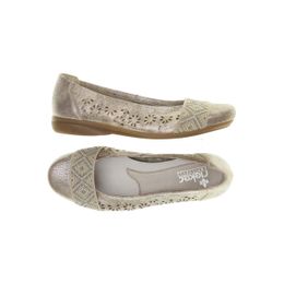 Rieker Damen Ballerinas, grau, Gr. 38