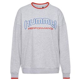 Hummel Sweatshirt 'Fast' Damen Gr&ouml;&szlig;e XL blau / grau / blutrot