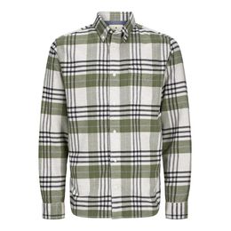 Jack & Jones Jack & Jones Hemd Herren Gr&ouml;&szlig;e XL ecru / gr&uuml;n