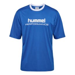 Hummel Funktionsshirt 'Fast' Herren Gr&ouml;&szlig;e M blau / wei&szlig;