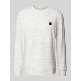 Tom Tailor Regular Fit Sweatshirt aus Baumwoll-Mix in Melange