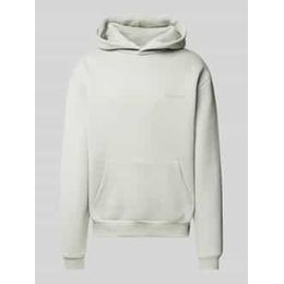 Review Hoodie mit Label-Print