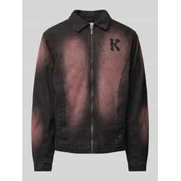 Karl Kani Jeansjacke mit Label-Badge