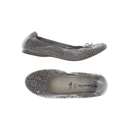 Tamaris Damen Ballerinas, grau, Gr. 39