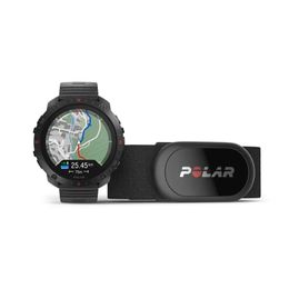 Smartwatch Polar "GRIT X2 PRO" Smartwatches schwarz Inklusive Polar H10 Herzfrequenz-Sensor