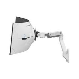 Ergotron HX Monitor Arm mit VHD-Gelenk, Wandhalterung wei&szlig;, f&uuml;r 1000 R Curved Monitore