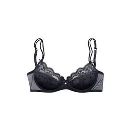 s.Oliver Push-up-BH Damen Größe 70 schwarzmeliert
