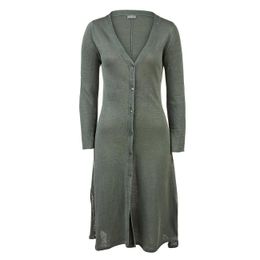 neyo Strickjacken-Kleid, 44 - Gr&uuml;n, Damen, aus Leinen